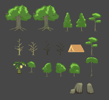 Tileset and tree by Listhm