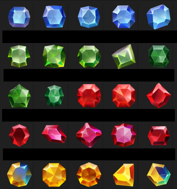 Gem Collection (set 1) by aaronu7