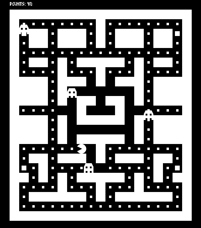 Minimalist Pacman by Xeonix