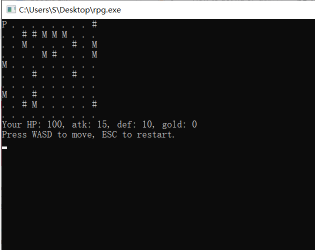 Simple C++ RPG by Snowy