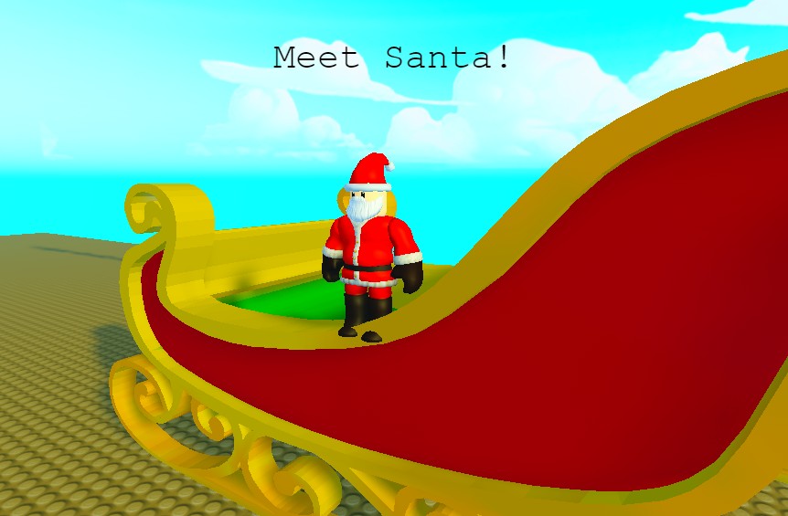 Meet Santa! [Obby] [Beta Test] by Space Shooter Studios - CinarDBoi