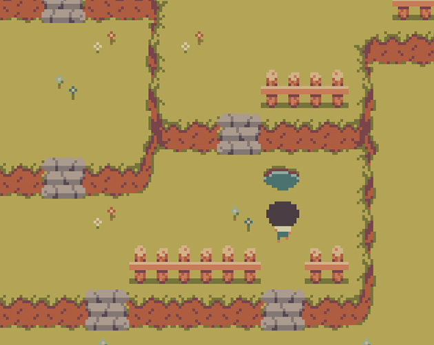 16x16 top down infinite runner tileset by Kia