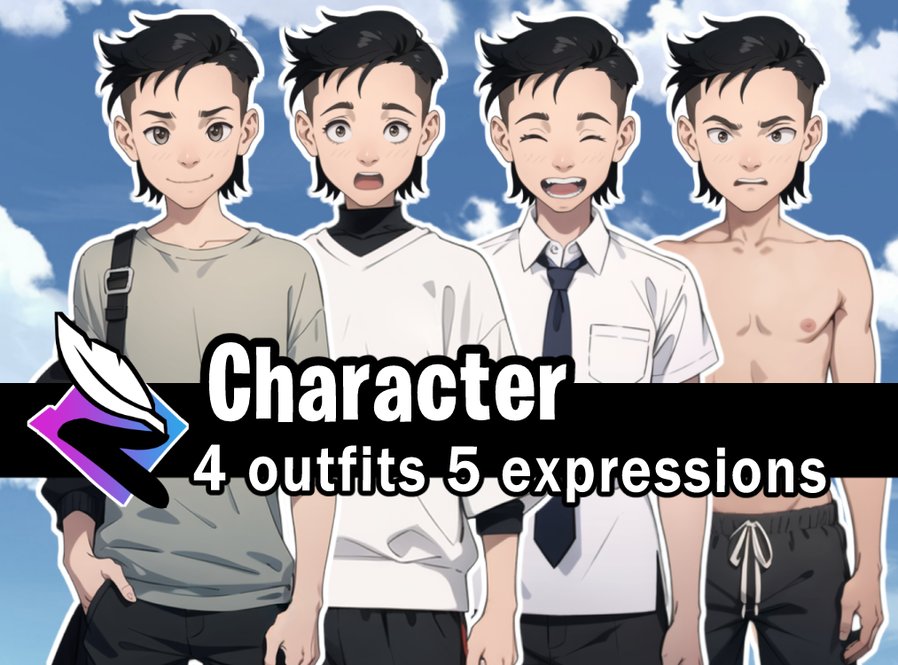 Visual Novel Character by NovelStudio