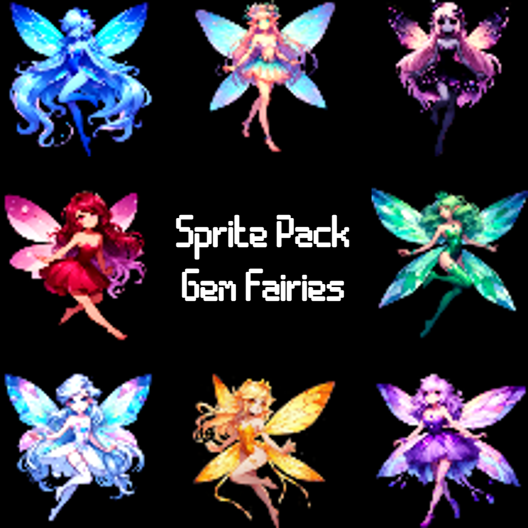 Sprite Pack - Gem Fairies by Aria Winchester