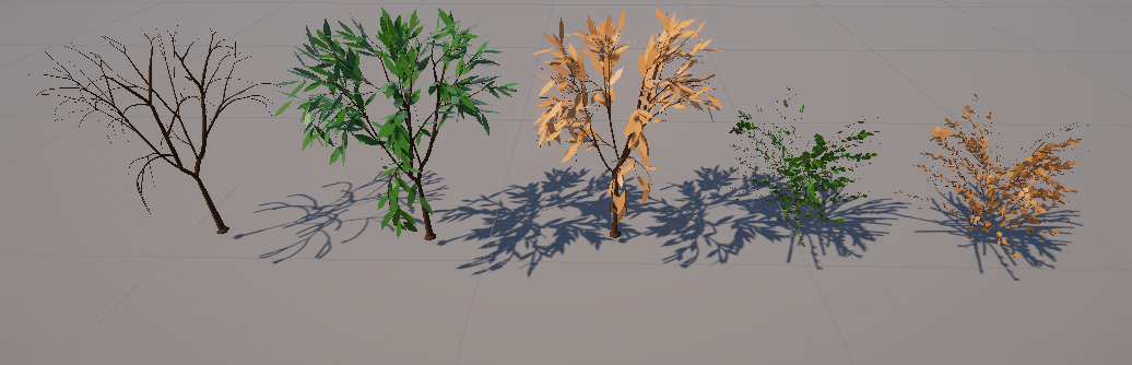 Bush and Tree Assets by Factory33