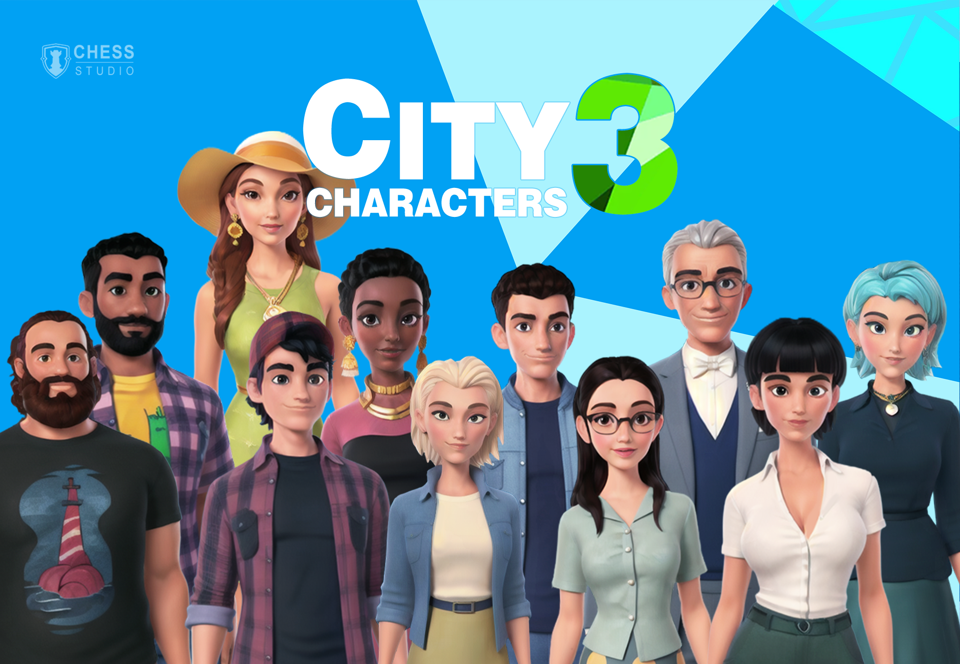 City Characters 03 by ChessStudio