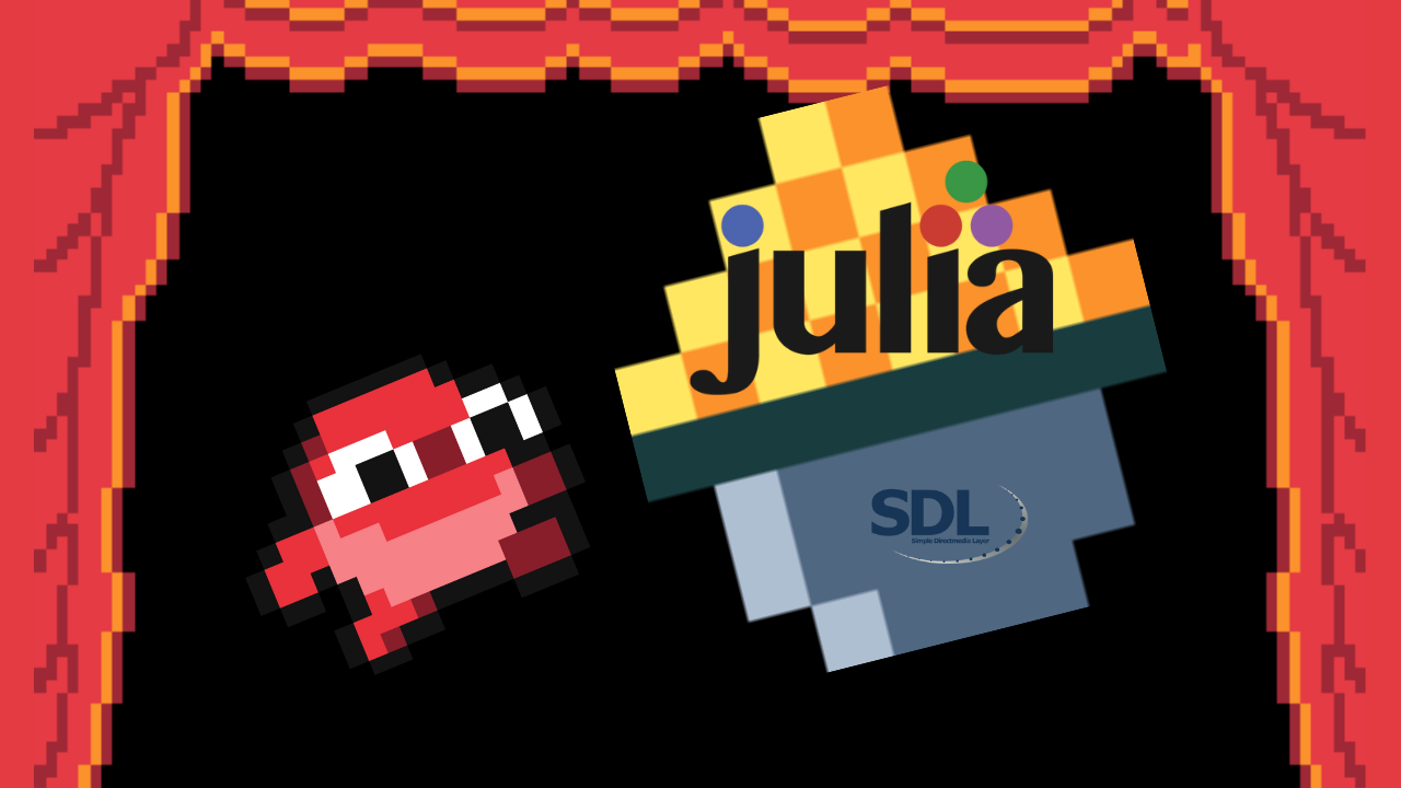 Super Mango - A Game Made with Julia by Kyjor