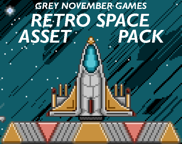 Retro Space Asset Pack by Grey November Games