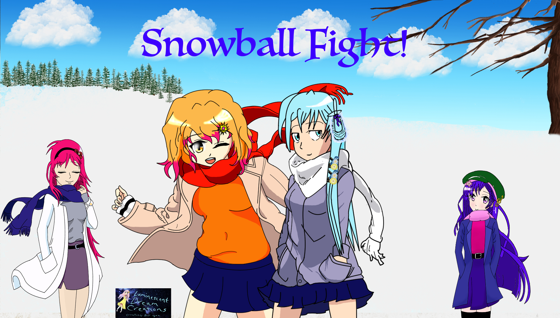 Snowball Fight! by Kwatsu