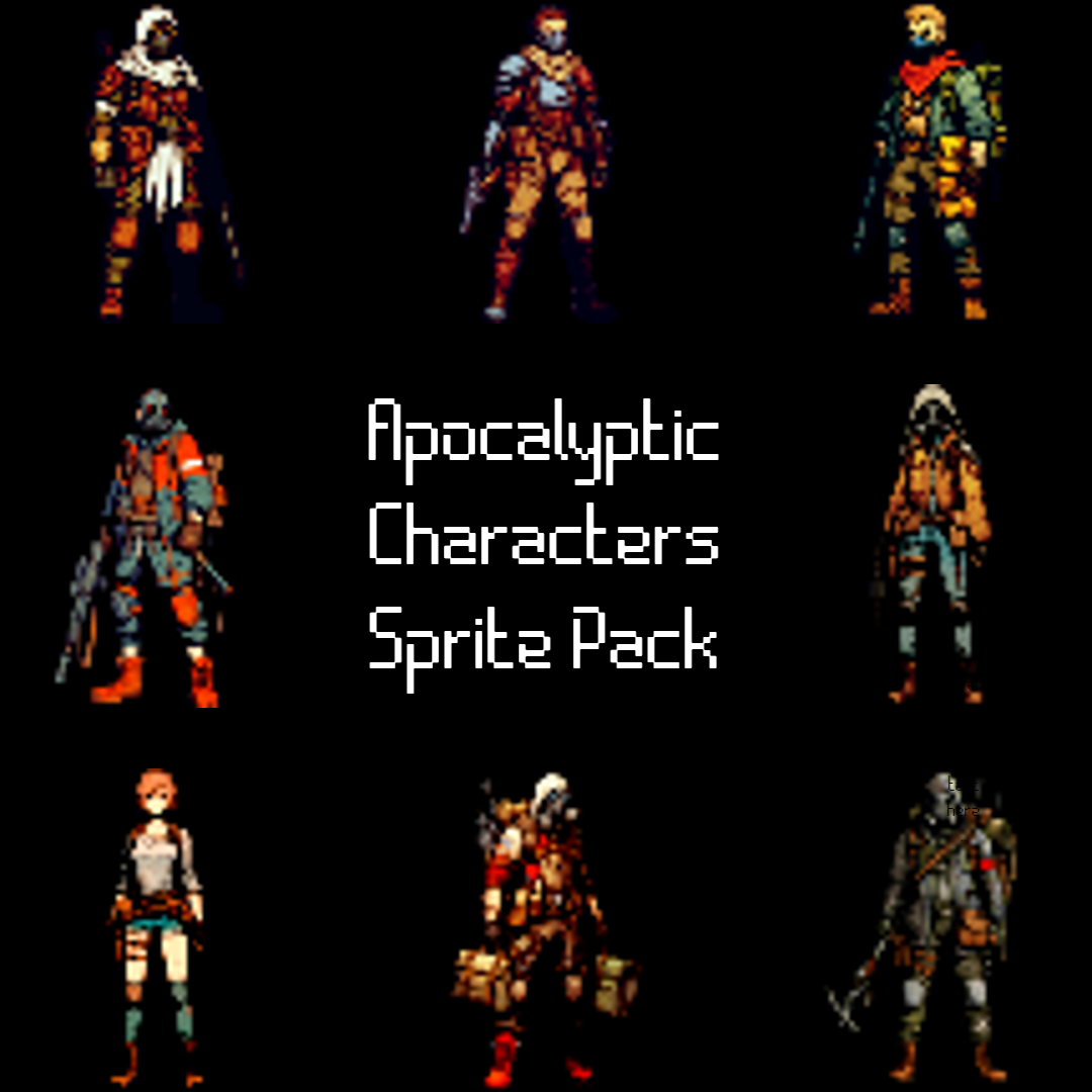 Sprite Pack - Apocalyptic Characters by Aria Winchester