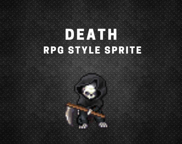 DEATH SKELETON RPG SPRITE by Sorthen