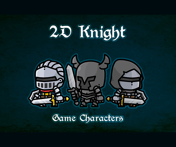 2D Knight Game Characters by SouLike