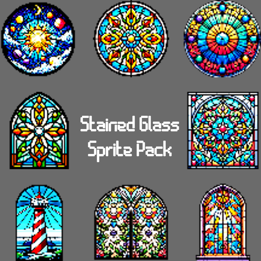 Setting Pack - Stained Glass Windows by Aria Winchester