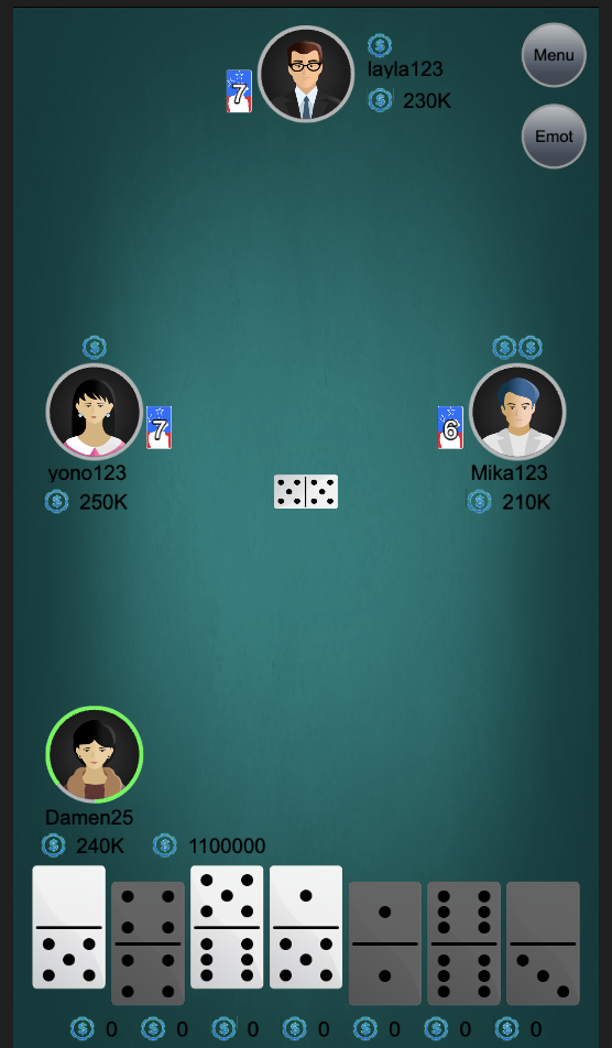 Domino Gaple Portrait by Madfal Studio