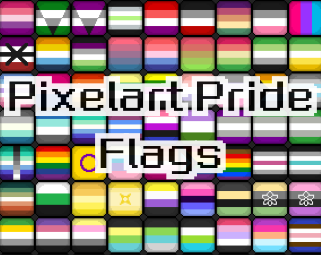Pixelart Pride Flags by Pestocore
