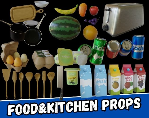 Food & Kitchen Props by styloo