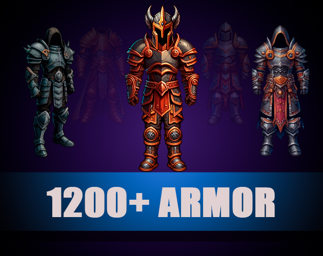 RPG Pack 1 - Armor - 1200+ Sprites by FortressSide