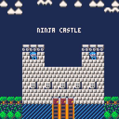 Ninja Castle by henriquezna