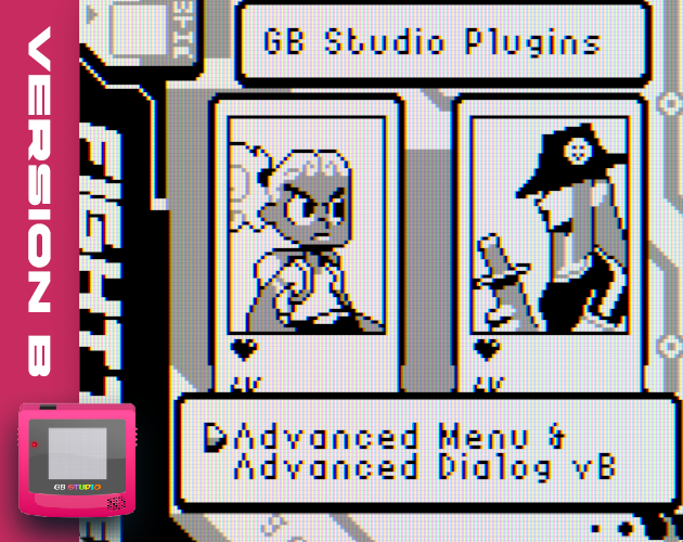 Advanced Dialog & Menu ver. B for GB Studio by Bryan