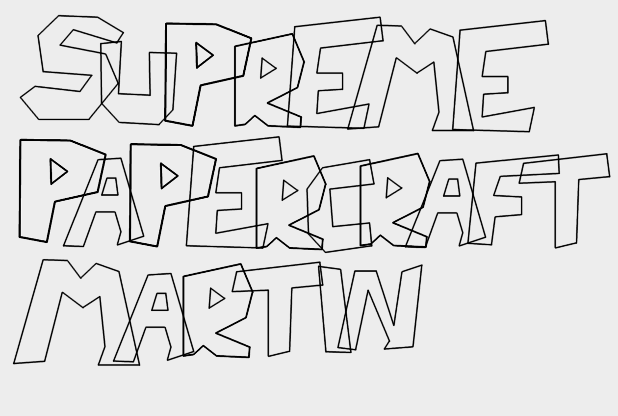Supreme Papercraft Martin by formerlyLucky