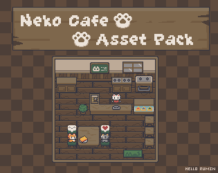 Neko Cafe Asset Pack by HelloRumin