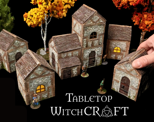 Village Buildings by TabletopWitchCRAFT