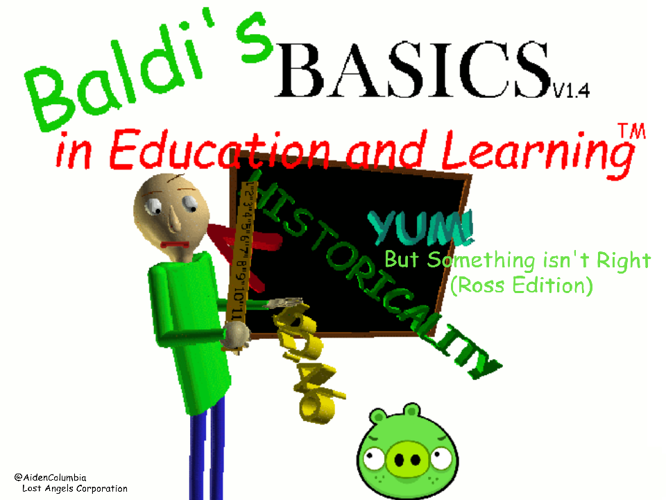Baldi's Basics But Something isn't Right (Ross Edition) by rovioanimate