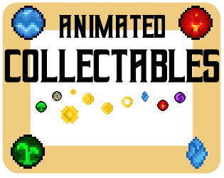 2D Fantasy Sprite Collectables by Mykahel