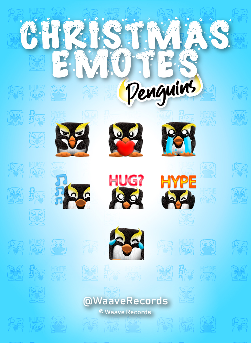 Penguin Emotes by Michael Nadeau