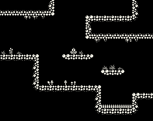 1-Bit Caves Tileset (16x16) by Omniclause
