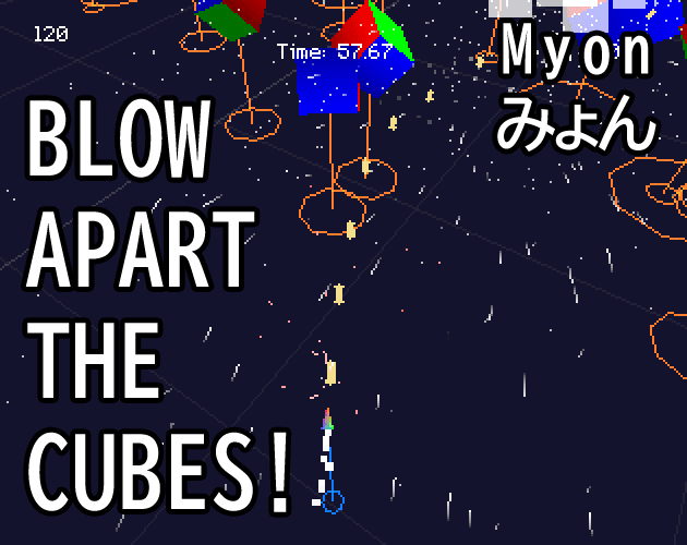 Myon: Blow Apart the Cubes! by Why485 for AGDG DEMO DAY 54 - itch.io