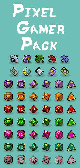 Pixel Games & Dice by CFHM