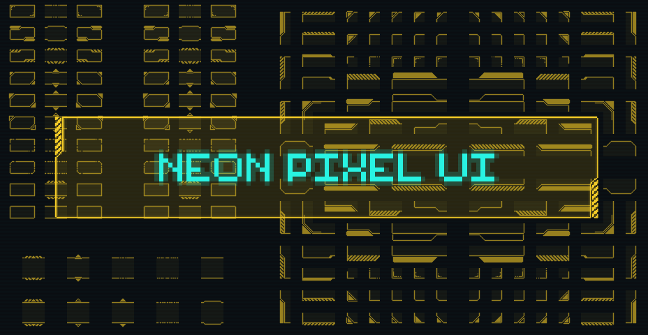 Pixel Neon UI Asset pack by Asrigu