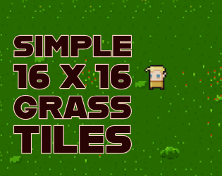 Simple Grass Tiles 16 x 16 by Stealthness
