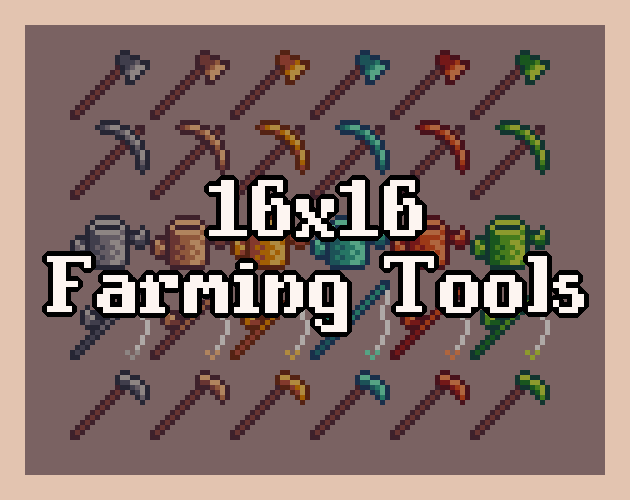 Pixel Farming Tools by Mr.Pixelz