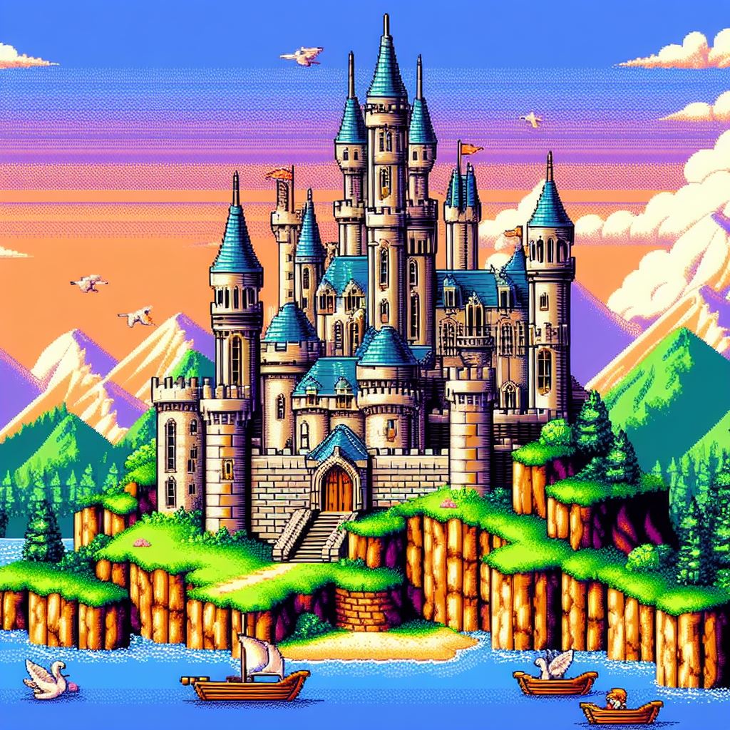 Castle Backgrounds by maffalapolous