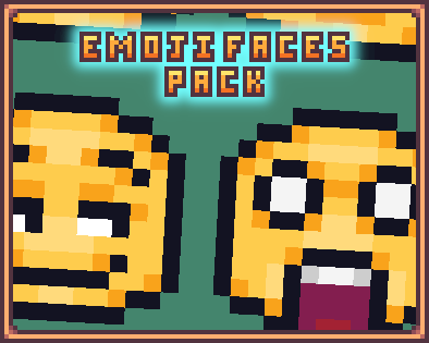 Pixel Art Emoji Face Pack by usirnamee