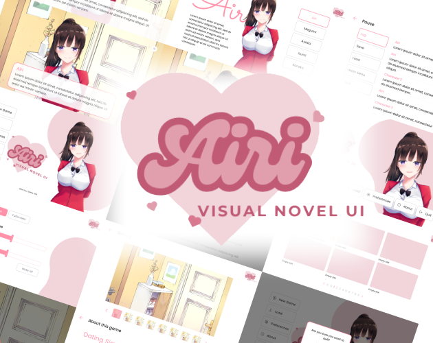 Devlog - Airi: Romantic Visual Novel UI by Roman