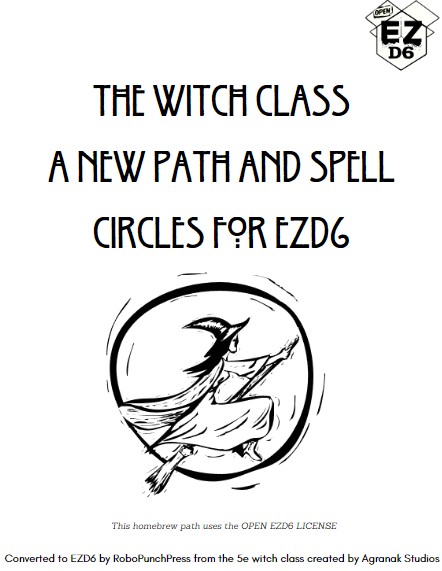 EZD6 Witch Class by RocketPunchPress