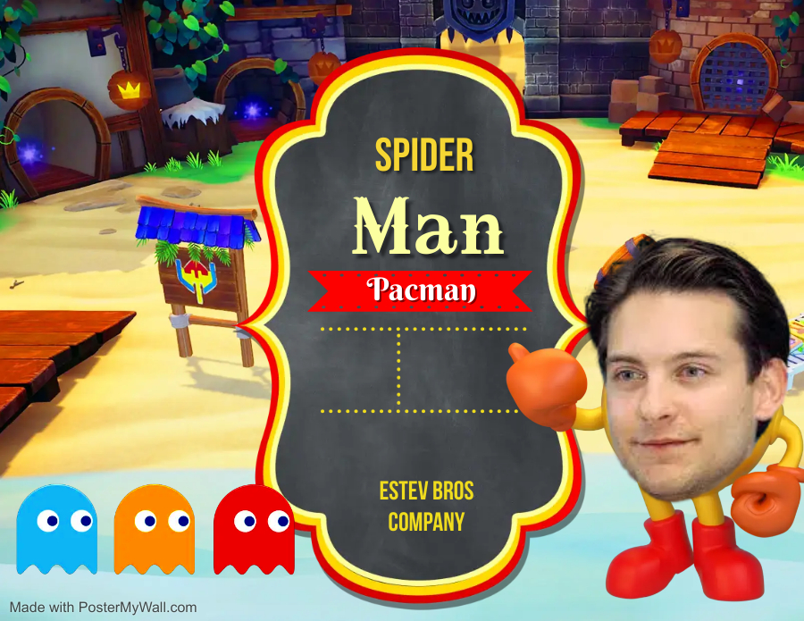 Spider Man Pacman online by Estev Bros