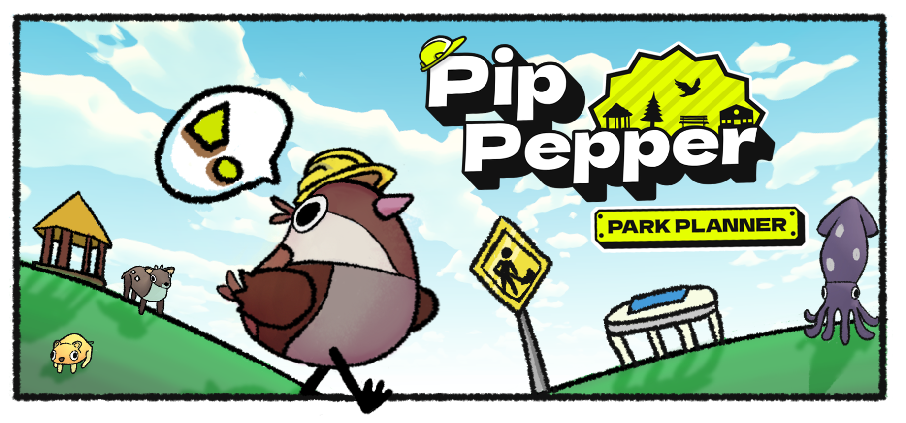 Pip Pepper Park Planner by Joclpacheb, bluntbladed