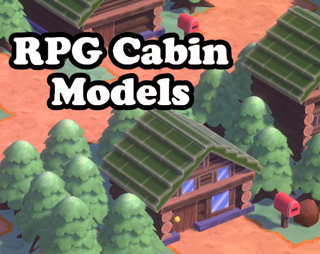RPG Cabin Models by MichaelsGameLab