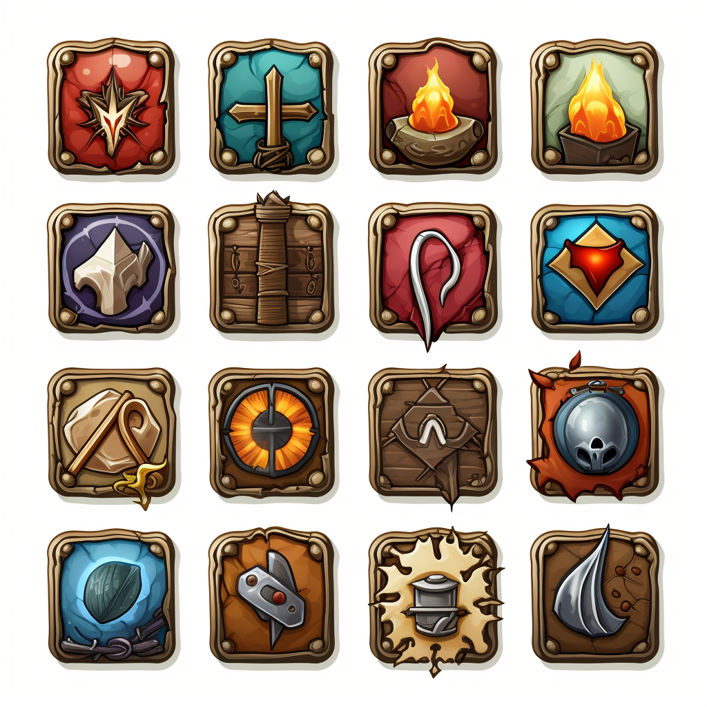 1000+ RPG Icons by GameAssetCollector