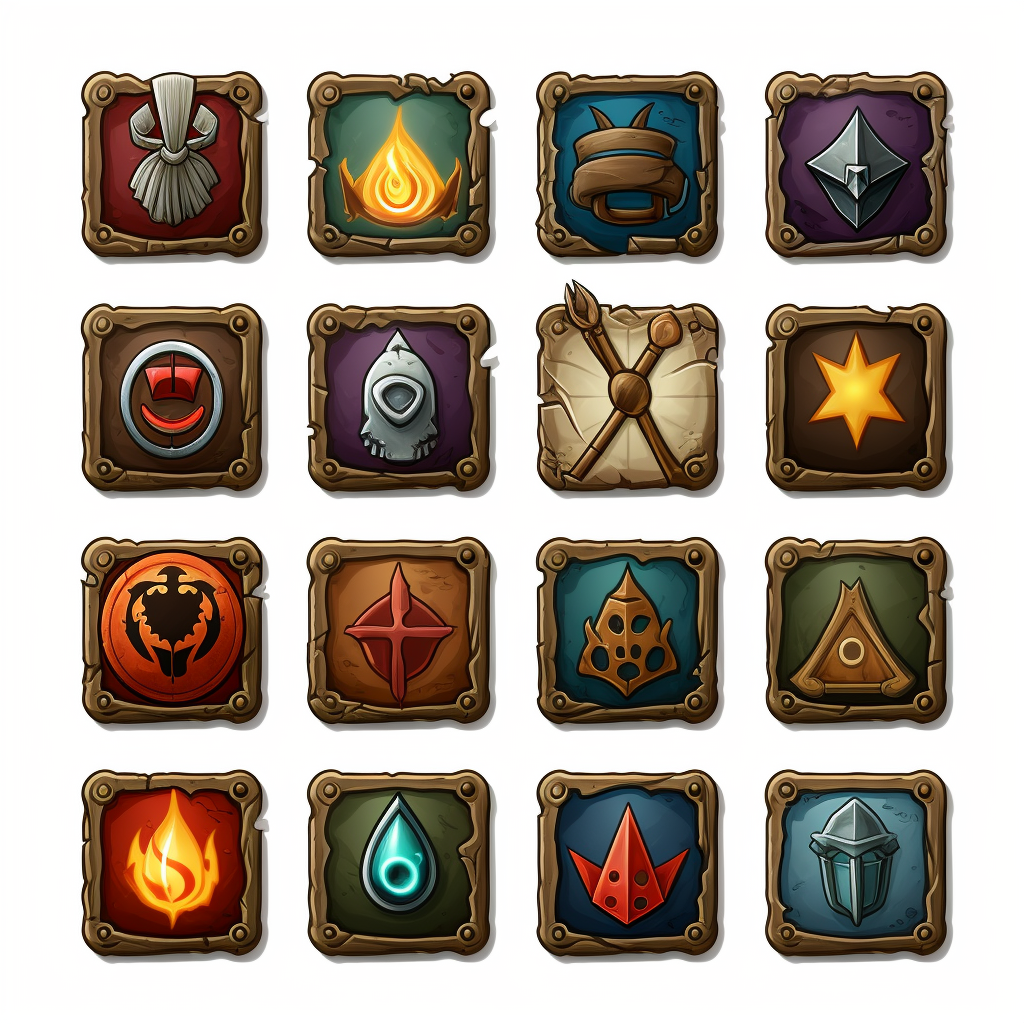 1001+ RPG Icons by GameAssetCollector