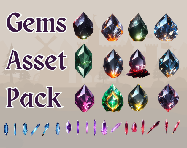 Gems Asset Pack by BackdropForge