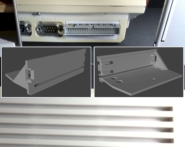 Amiga 1200 Backdoor 40PIN IDE Mount 3D printable by 0xDB