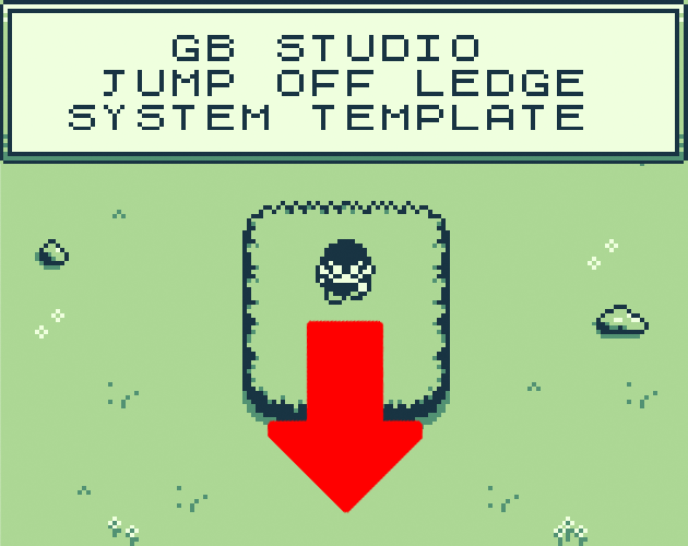 GB Studio Jump Off Ledge System Template by AA STUDIO