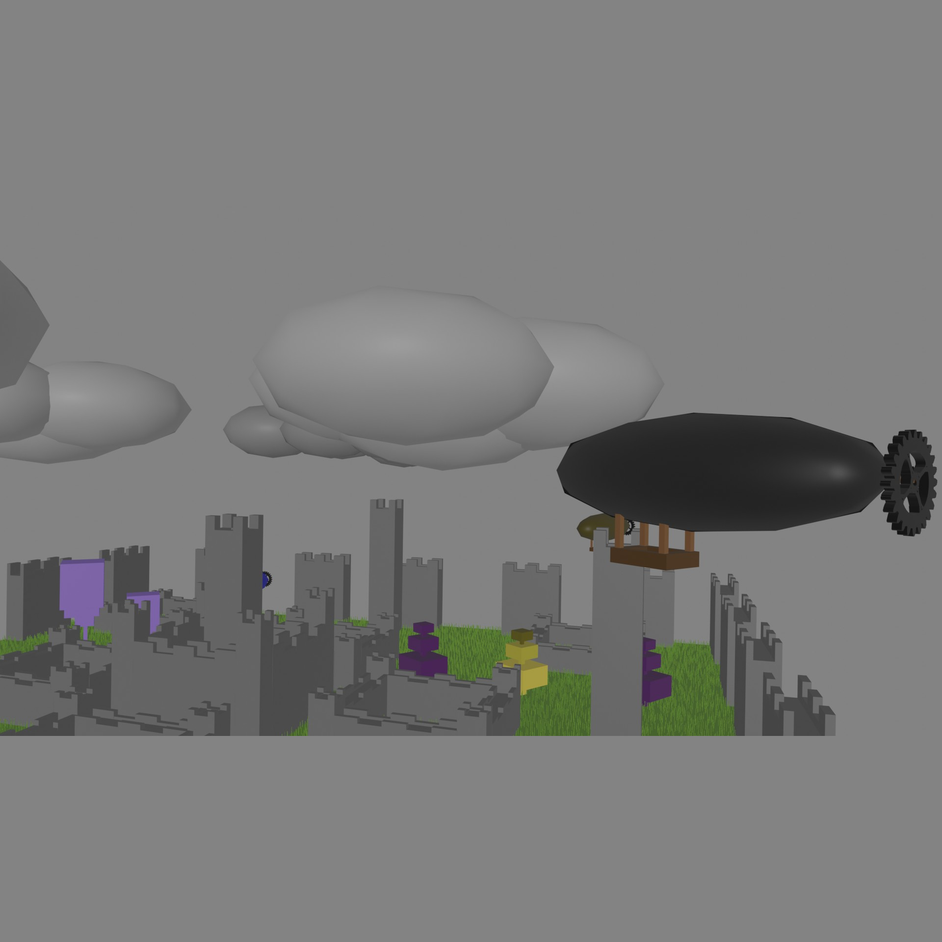 3D Market Area by goldenseal