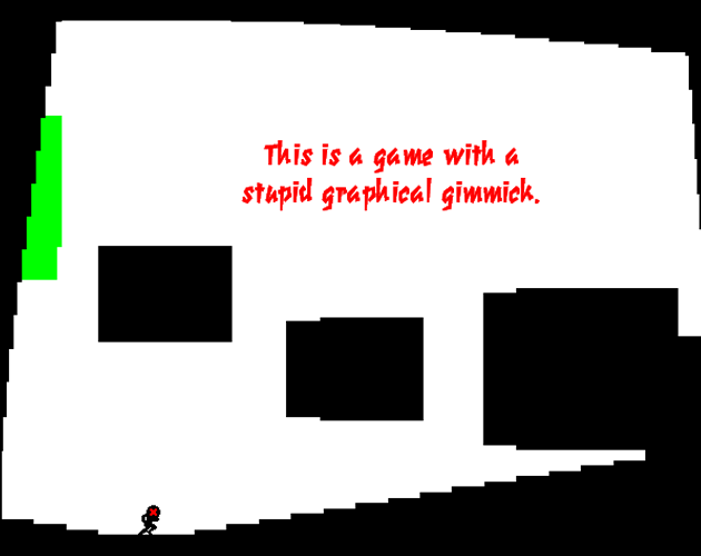 This is a Game with a Stupid Graphical Gimmick. by Allison J. James