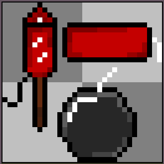 Firework PixelArt 2d AssetPack GameIcons by Elf Adventure